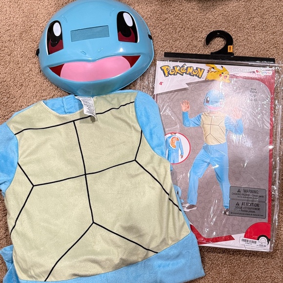 Pokemon | Costumes | Pokemon Squirtle Costume For Kids Blue And Cream ...